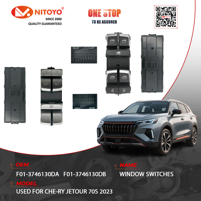 NITOYO Autoparts Electronic systems WINDOW SWITCHES F01-3746130DA F01 ...